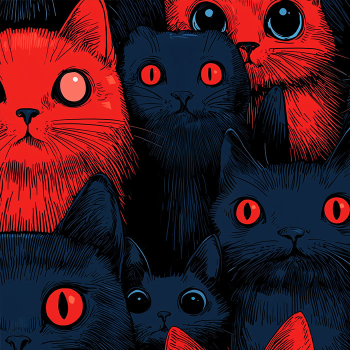 Cats of doom – kawaiiwaru